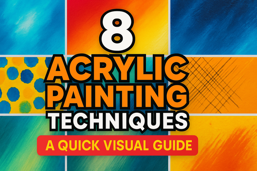 8 Acrylic Painting Techniques – A Quick Visual Guide - Fostering Creativity
